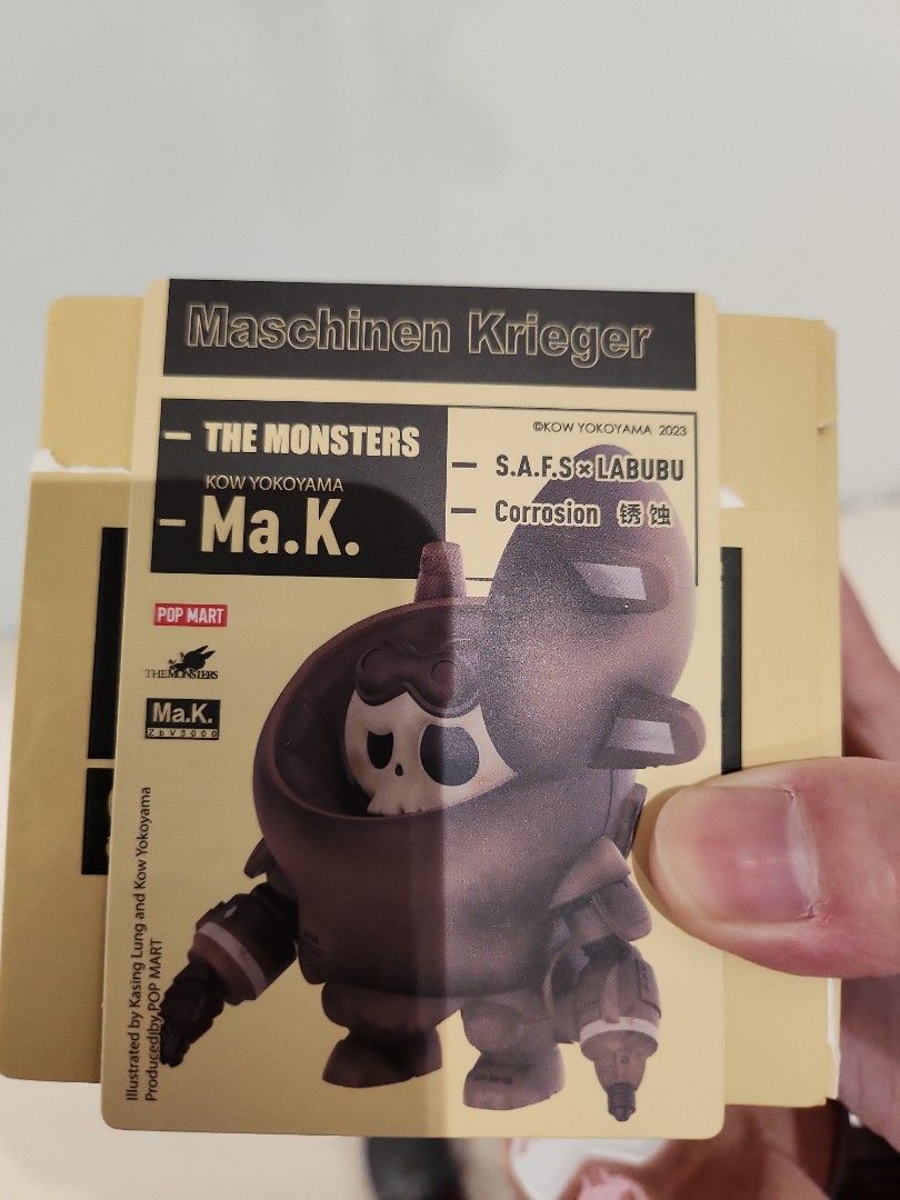Labubu The Monsters x Kow Yokoyama Ma.K. Series, Hobbies & Toys, Toys ...
