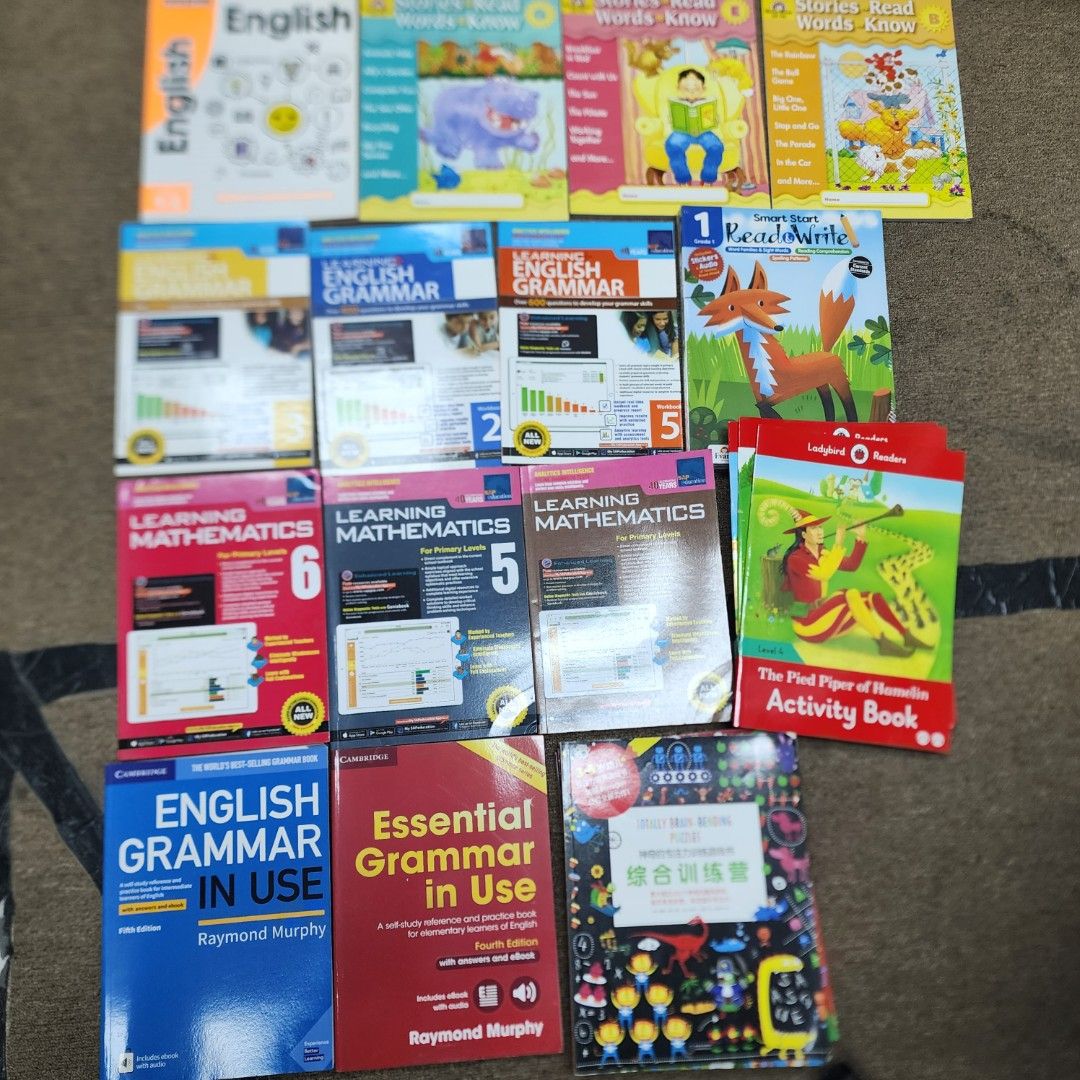 ladybird Activ books/evan moor/reading explorer/sap mathematics grammar ...