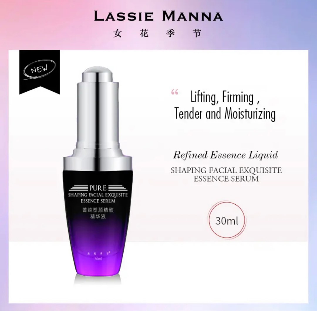 LASSIE MANNA Pure Shaping Facial Exquisite Essence Serum, Beauty ...