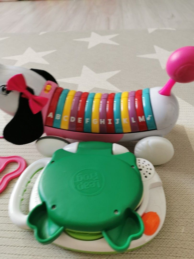 Leapfrog dog and laptop, Babies & Kids, Infant Playtime on Carousell