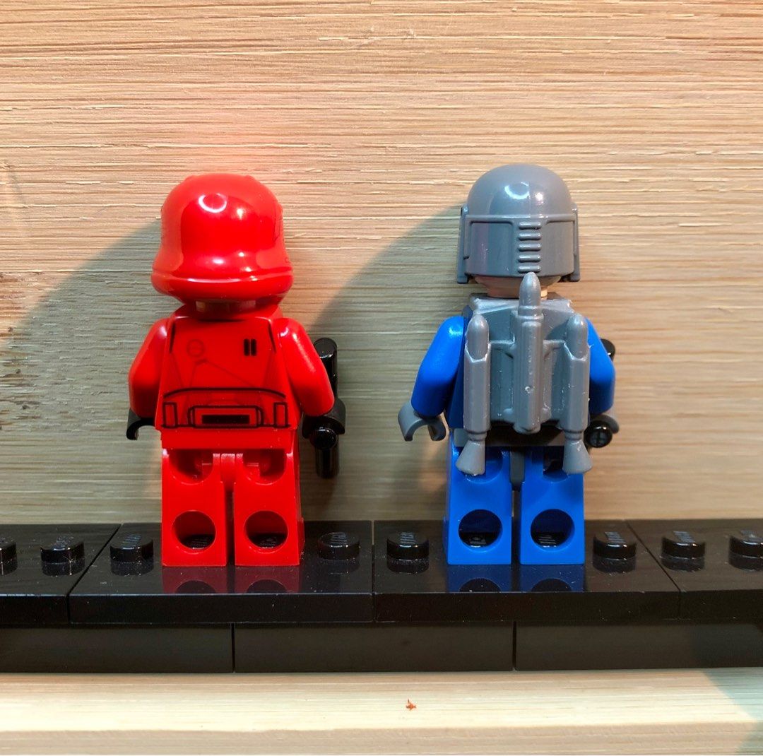 LEGO Star Wars Mandalorian Death Watch Warrior SW0296 + Sith Trooper ...