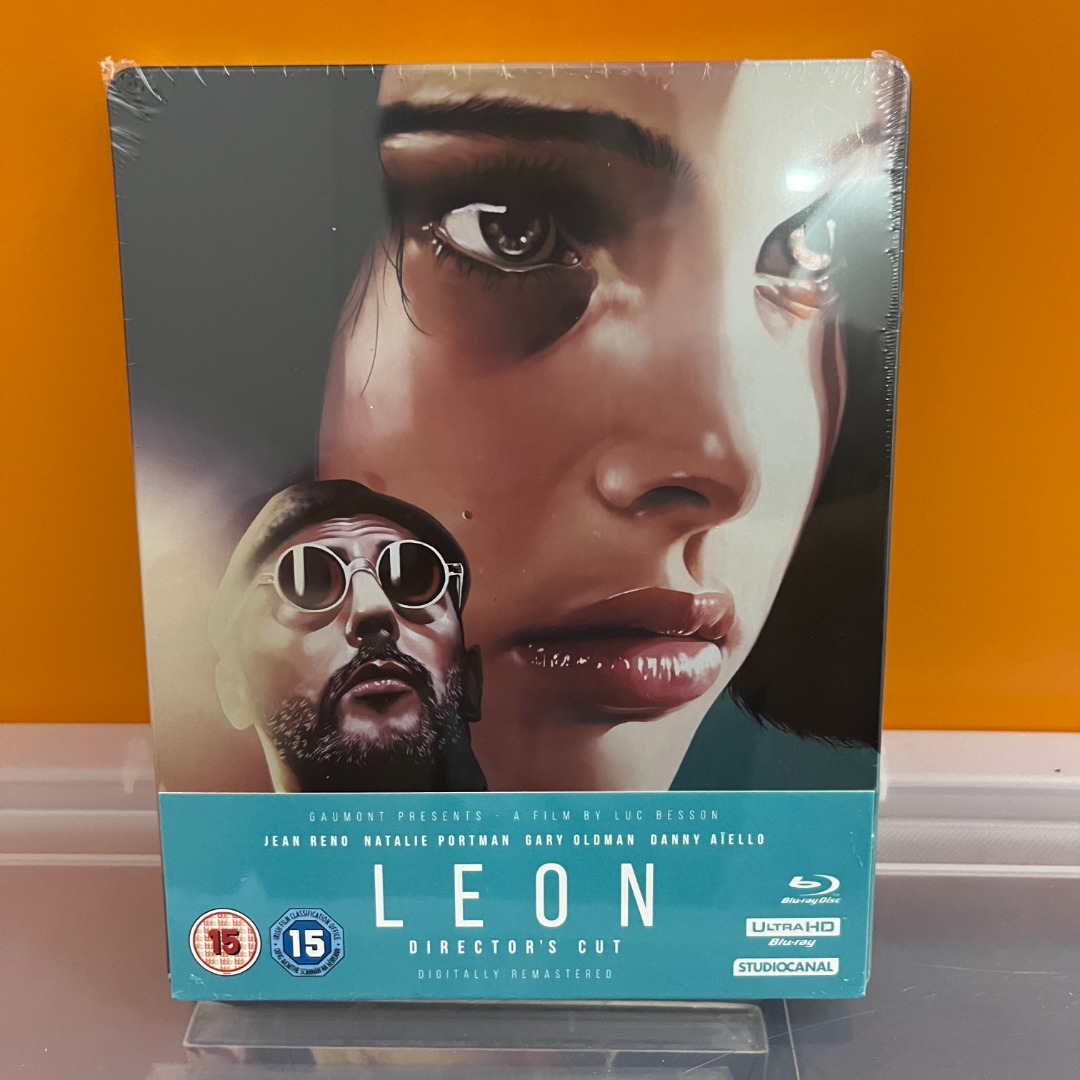 Leon 4K Blu-ray, Zavvi Exclusive SteelBook, 興趣及遊戲, 音樂、樂器 & 配件, 音樂與媒體 - CD 及 DVD - Carousell