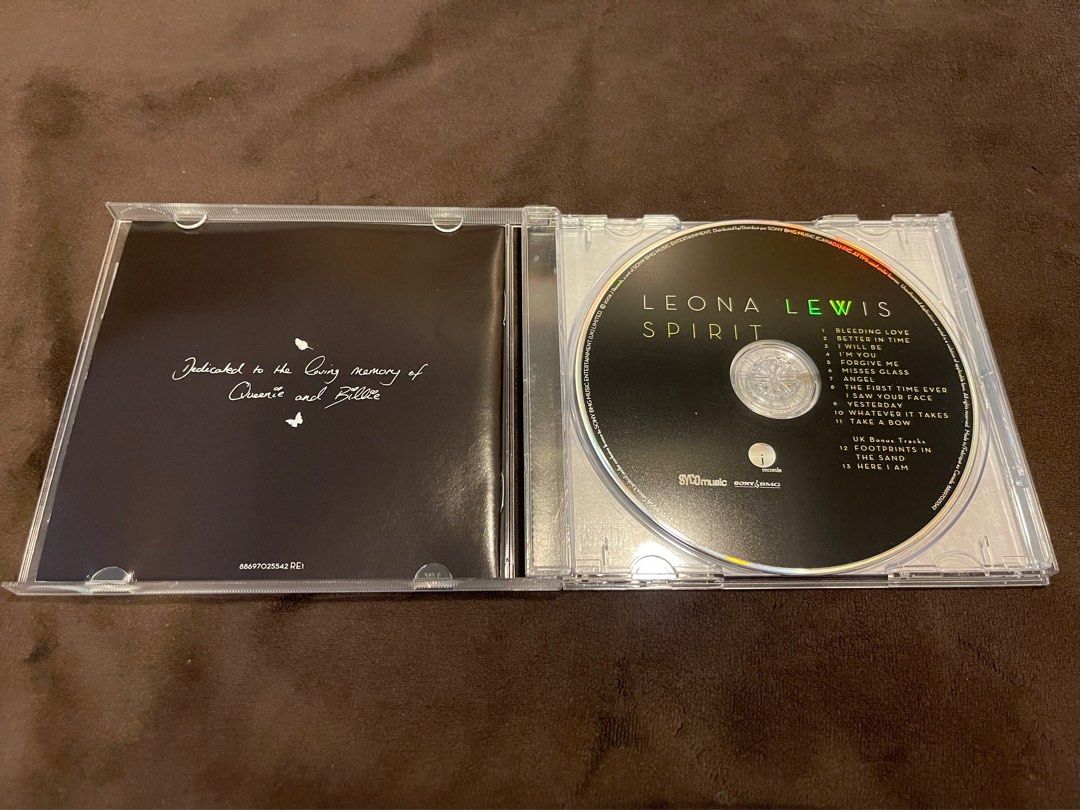 [MU142-2] Leona Lewis / Spirit 里歐娜 / 心靈深處 (美國曲目版) #23吃土季, 書籍、休閒與玩具, 樂器 ...