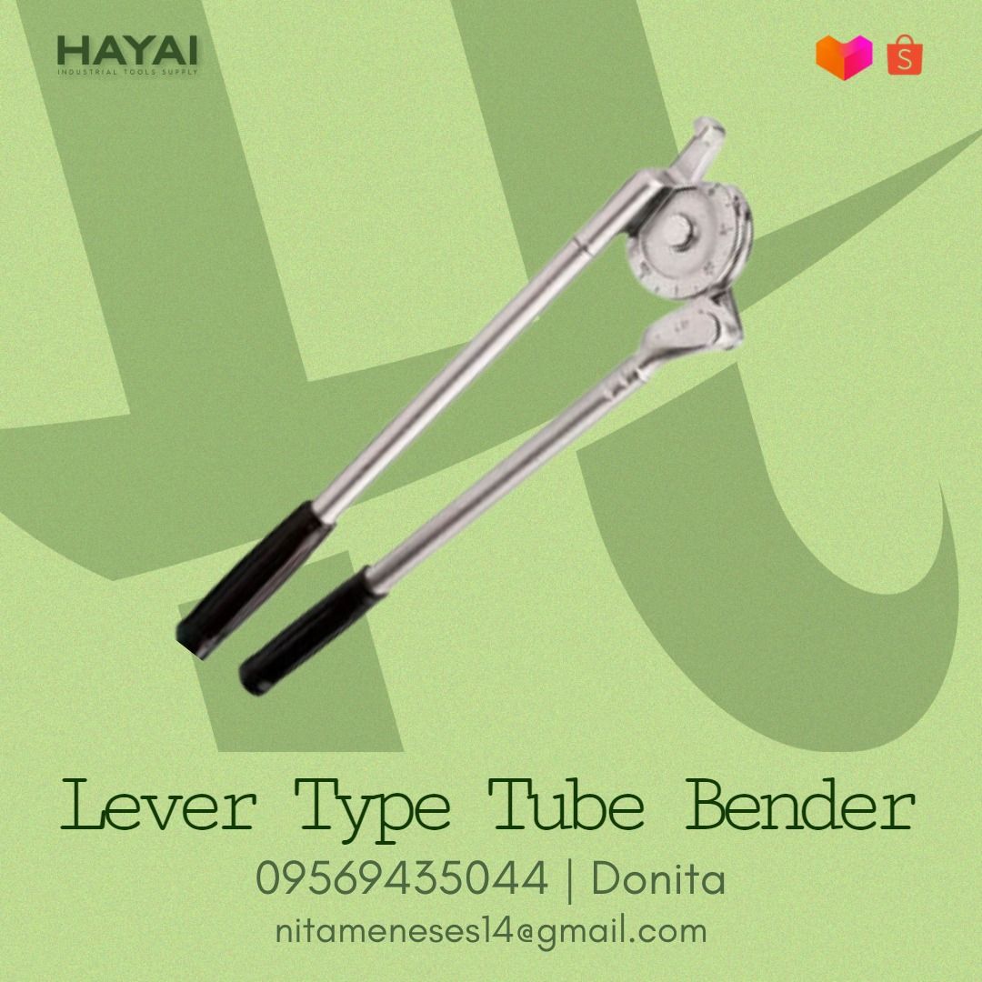 Lever Type Tube Bender, Commercial & Industrial, Industrial Equipment ...