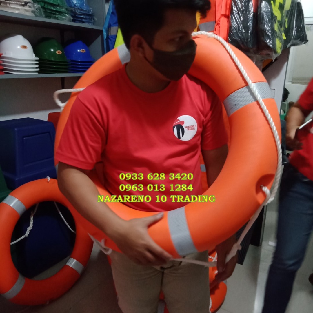 Life Ring Life Buoy 2.5 Kg Orange w/ Reflector Lifeguard on Carousell