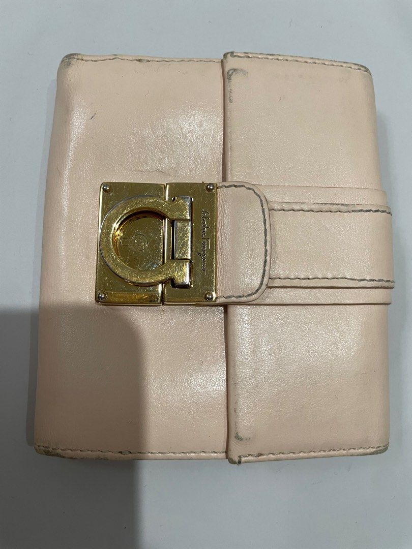 Light pink color SF wallet, Luxury, Bags & Wallets on Carousell