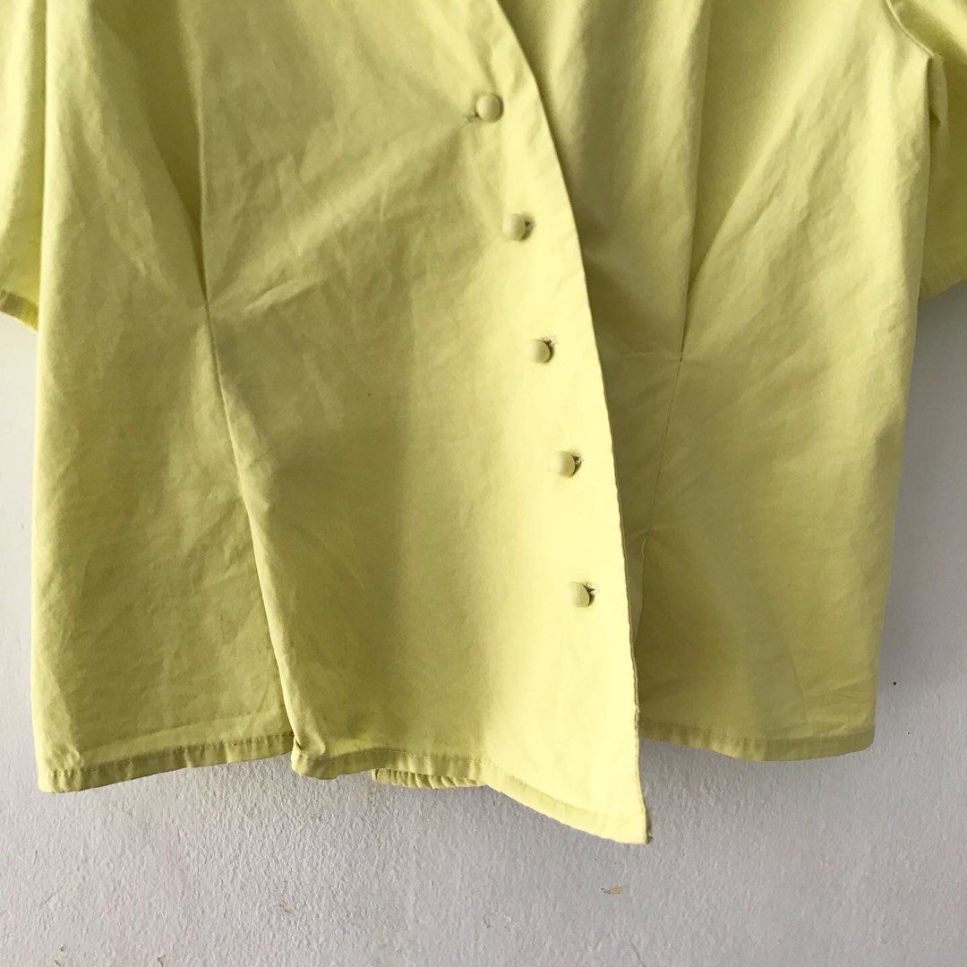 Lime Korean Top on Carousell