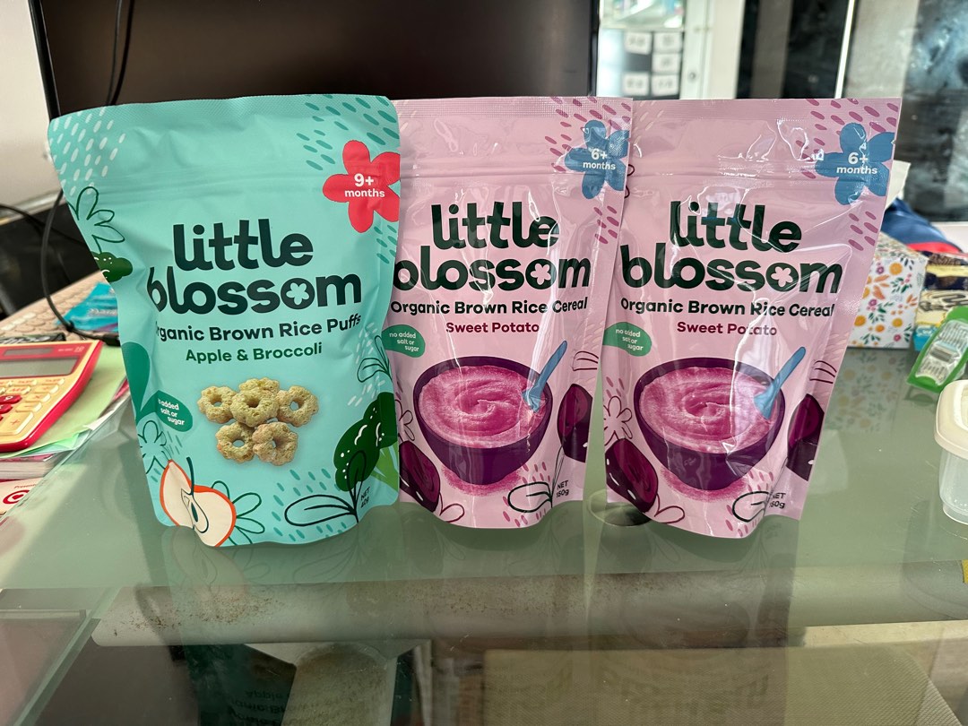 Little blossom rice cereal and puff, Babies & Kids, Nursing & Feeding ...