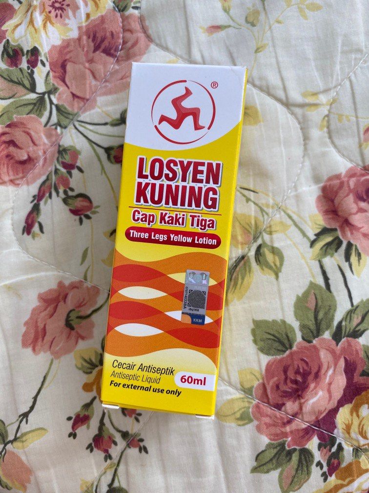 Losyen kuning cap kaki tiga, Health & Nutrition, Medical Supplies ...