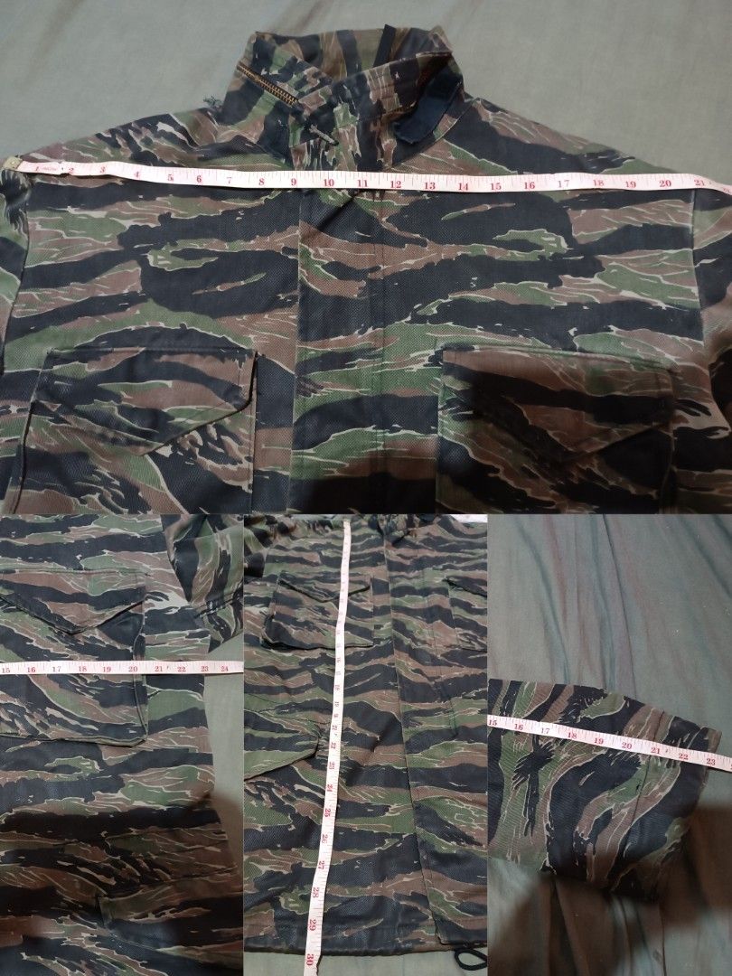 M65 TIGER STRIPE BDU JACKET, Men's Fashion, Coats, Jackets and Outerwear on Carousell