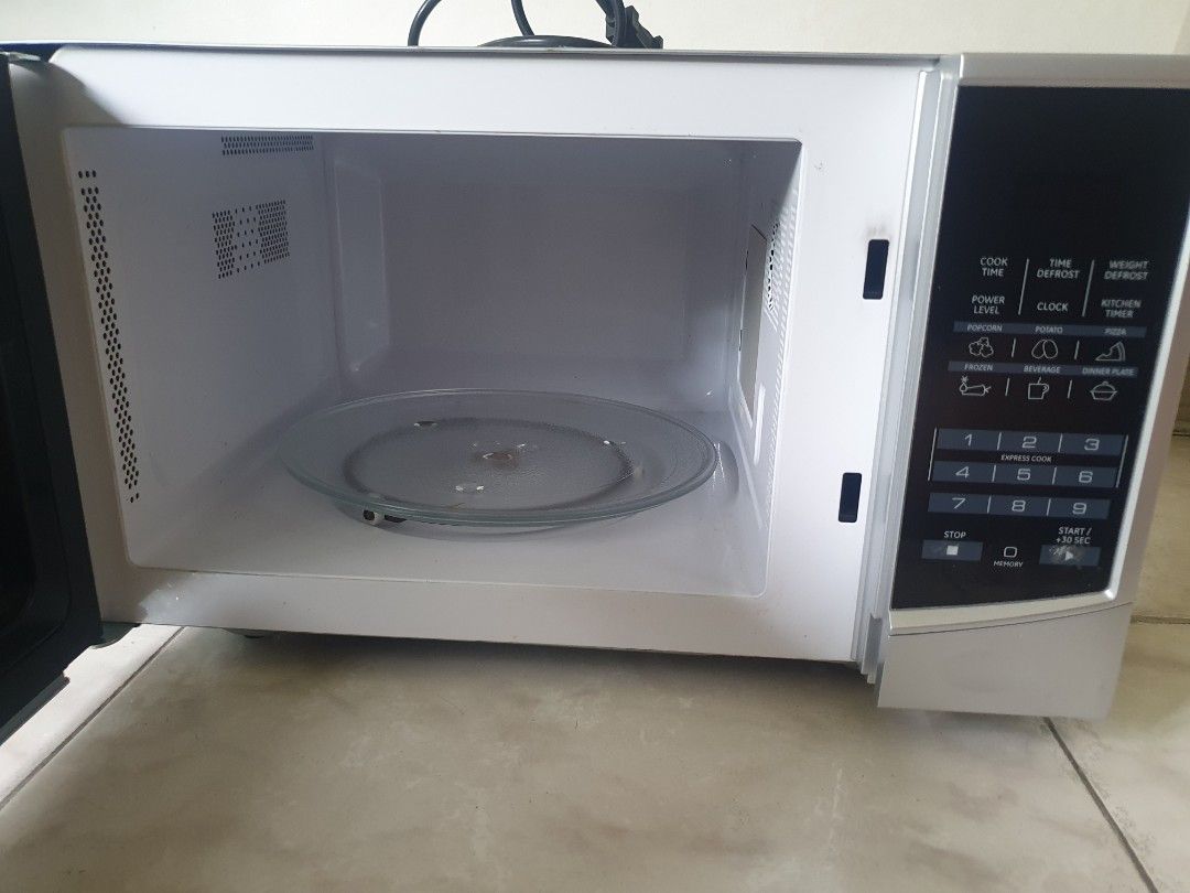 Mabe microwave, corelle plate, Furniture & Home Living, Kitchenware ...