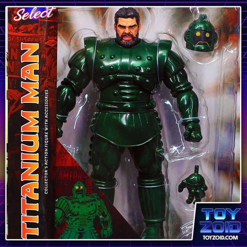 Marvel Select Legends Titanium Man Diamond Iron Man, Hobbies & Toys ...