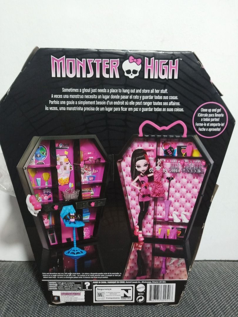 Mattel BGT61 Monster High Doll Mattel Draculocker (Draculaura) not ...