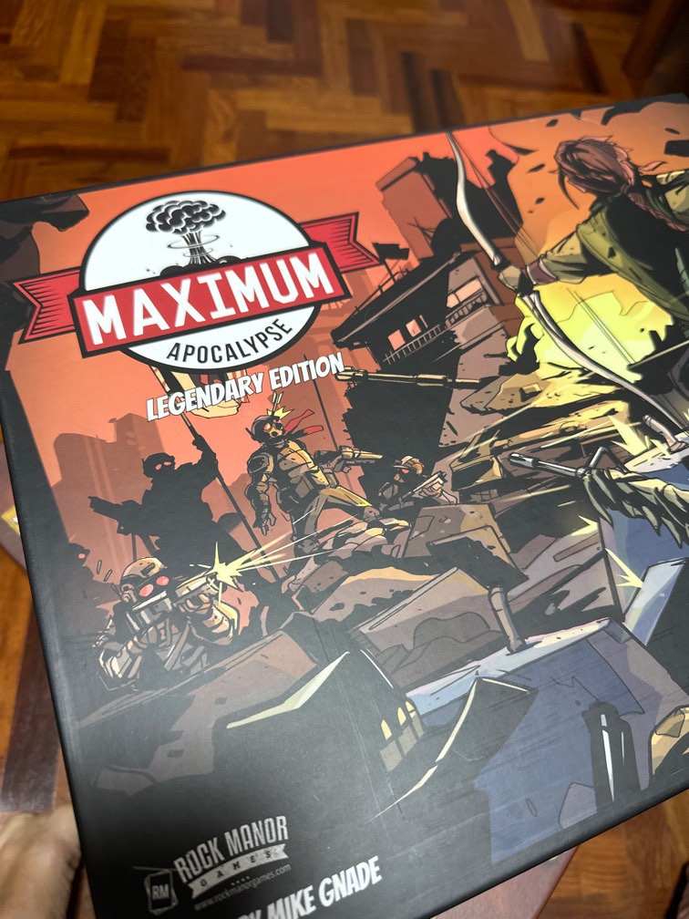 Maximum Apocalypse Legendary Edition Board Game, Hobbies & Toys, Toys ...