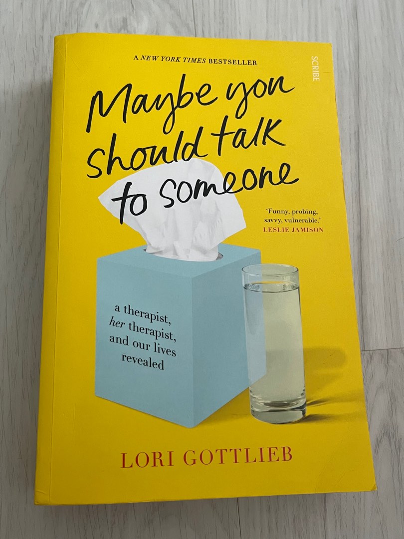 Maybe You Should Talk to Someone by Lori Gottlieb, Hobbies & Toys ...