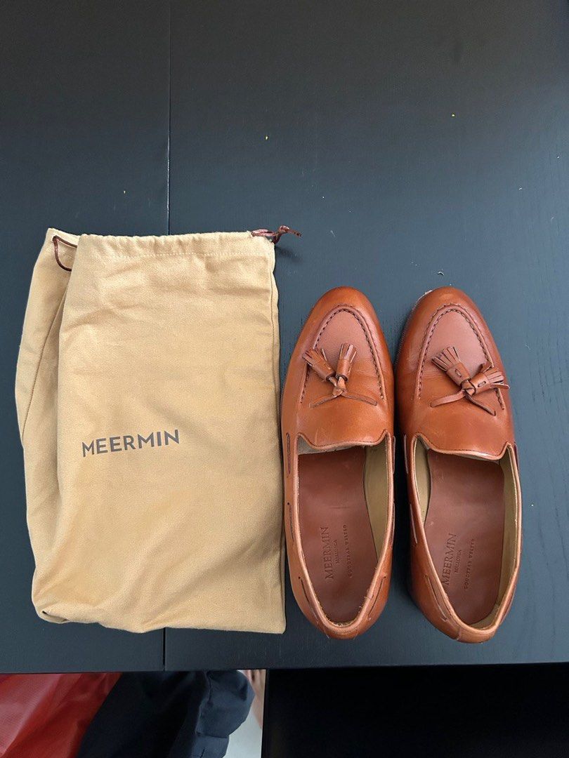 Meermin Loafers Copper Antique Calf - E, Men's Fashion, Footwear ...