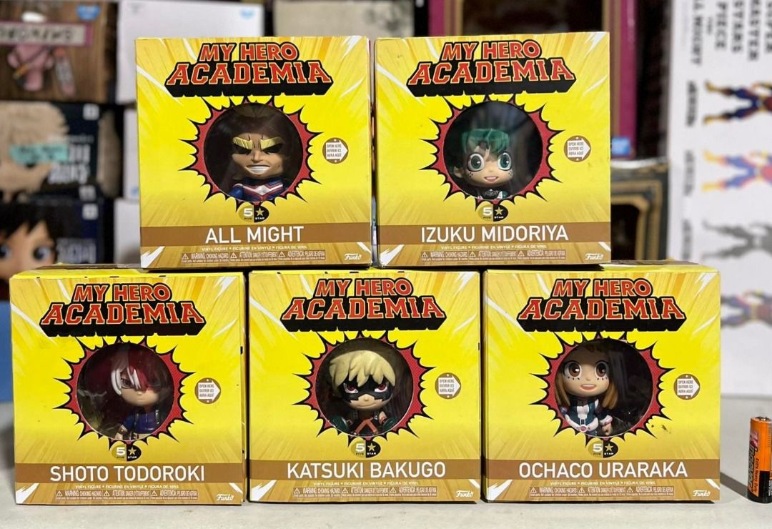 MHA - My Hero Academia - Five Star Funko Figure Complete Set (All Might ...