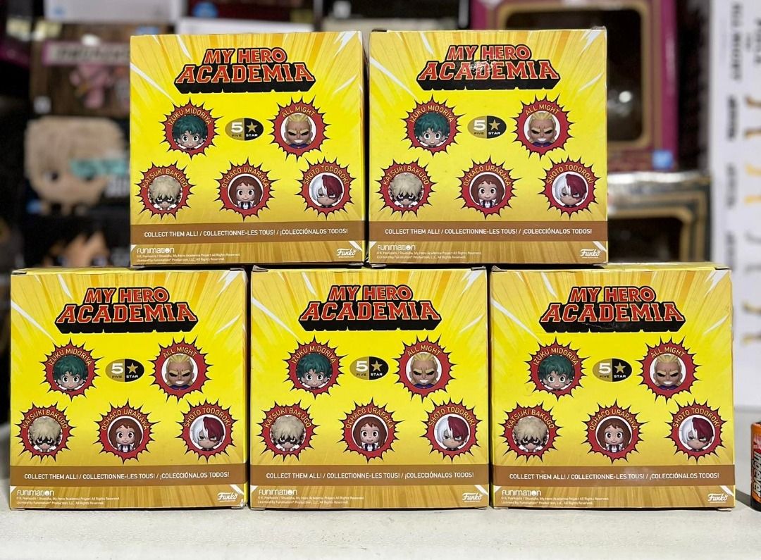 MHA - My Hero Academia - Five Star Funko Figure Complete Set (All Might ...