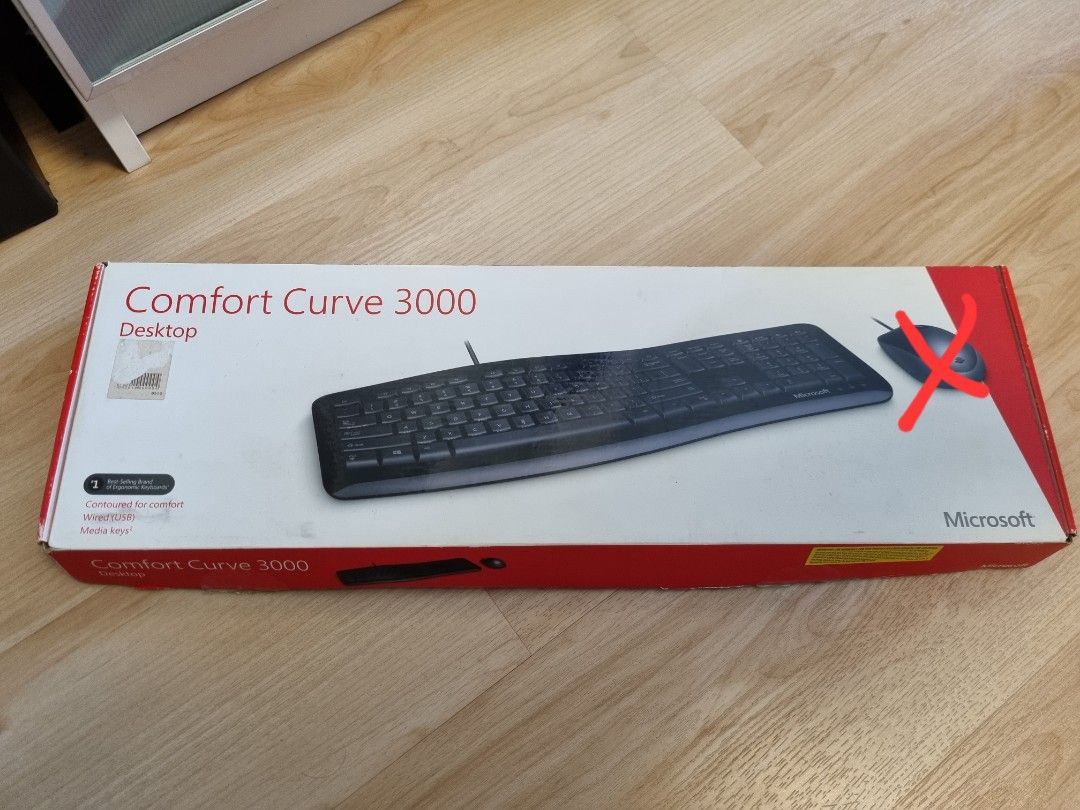 Microsoft Curve keyboard, Computers & Tech, Parts & Accessories ...