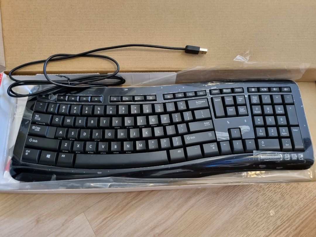 Microsoft Curve keyboard, Computers & Tech, Parts & Accessories ...