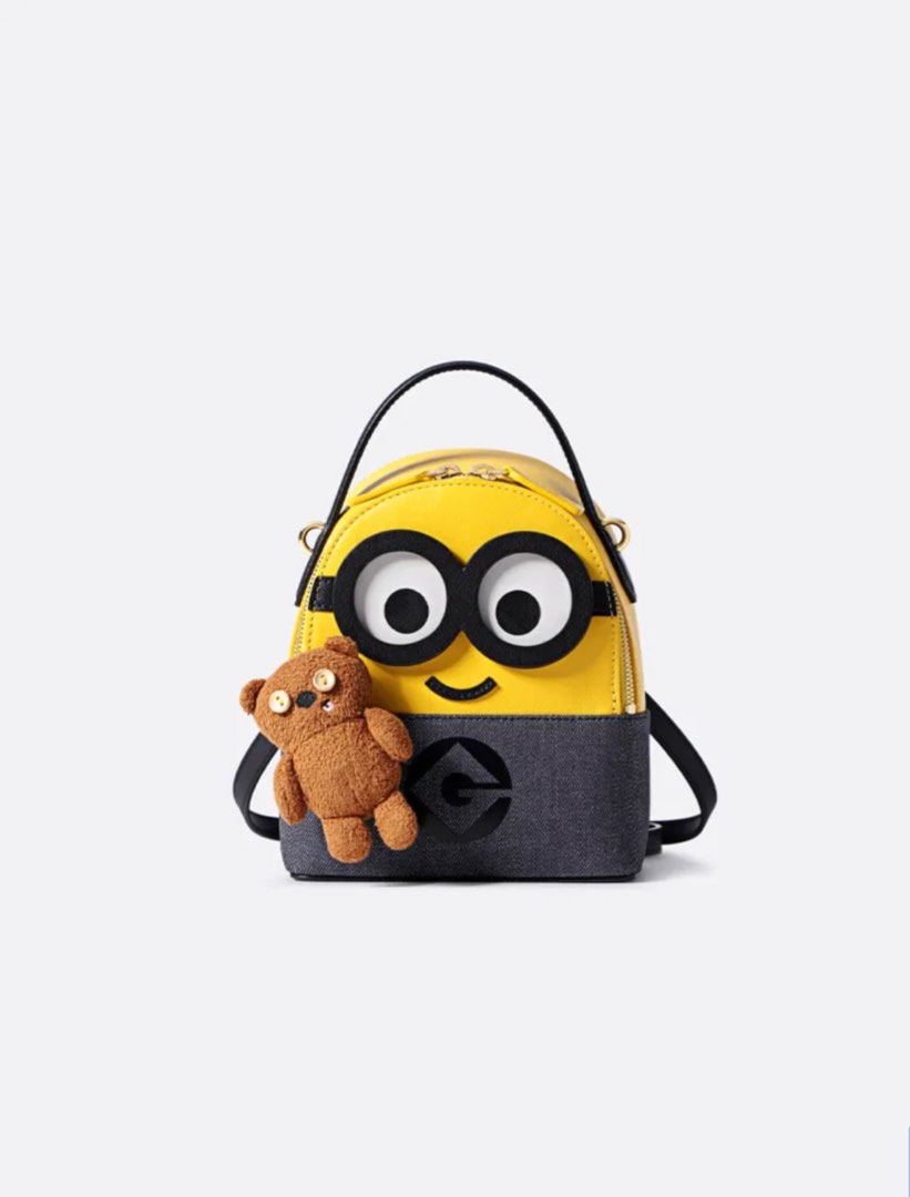 Minions Bob & Tim Backpack, Women's Fashion, Bags & Wallets, Backpacks ...
