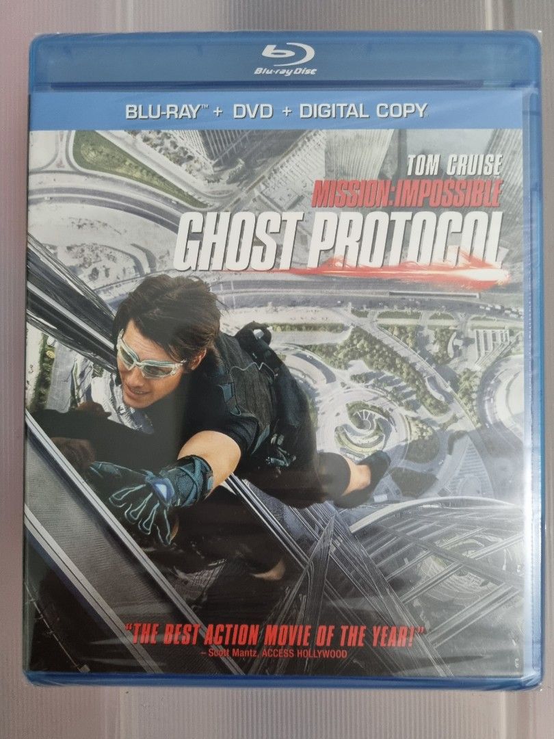 Mission Impossible Ghost Protocol Blu Ray, Hobbies & Toys, Music ...