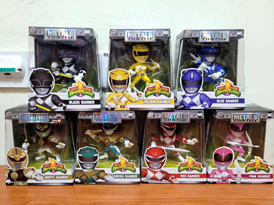 MMPR metal diecast, Hobbies & Toys, Collectibles & Memorabilia, Vintage ...