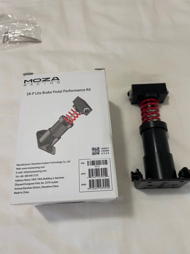 Moza SR-P Brake Pedal Performance Kit (For R5 Bundle), Video Gaming ...