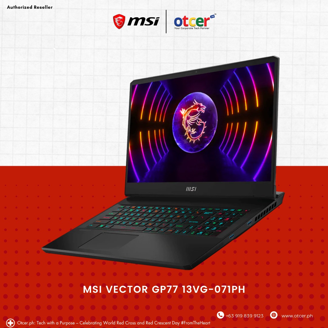 MSI VECTOR GP77 13VG-071PH, Computers & Tech, Laptops & Notebooks on ...