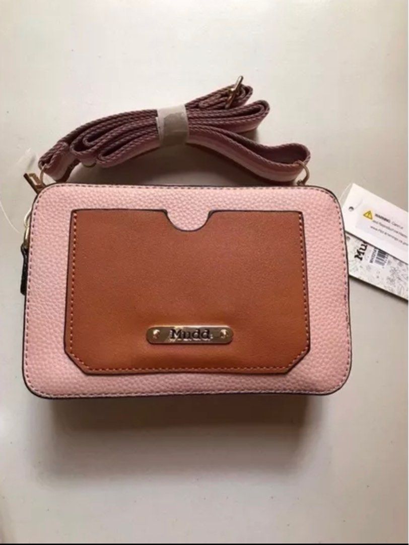 Mudd Mall pull out vegan leather sling bag from the US, Women's Fashion ...