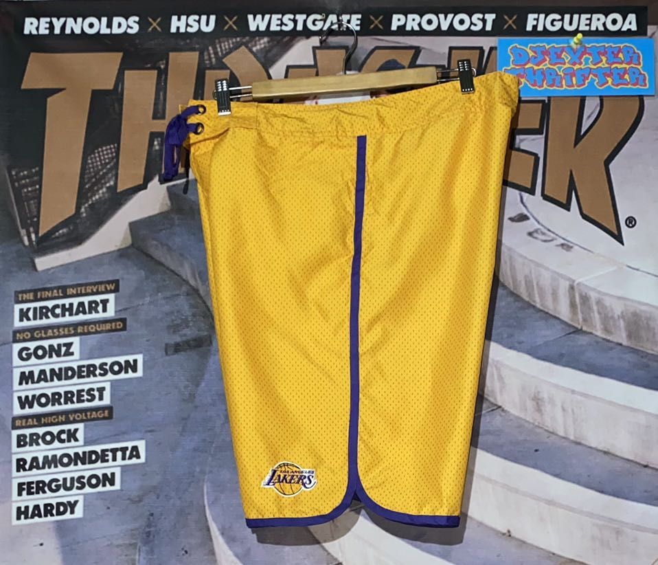 NBA LOS ANGELES LAKERS BSHORT, Men's Fashion, Bottoms, Swim Trunks ...