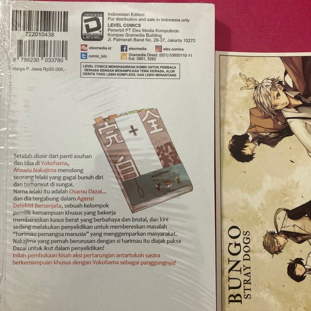 komik NEW BSD BUNGO STRAY DOG 01 free photo card, Buku & Alat Tulis, Komik dan Manga di Carousell