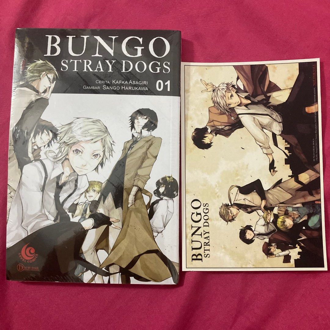 komik NEW BSD BUNGO STRAY DOG 01 free photo card, Buku & Alat Tulis, Komik dan Manga di Carousell