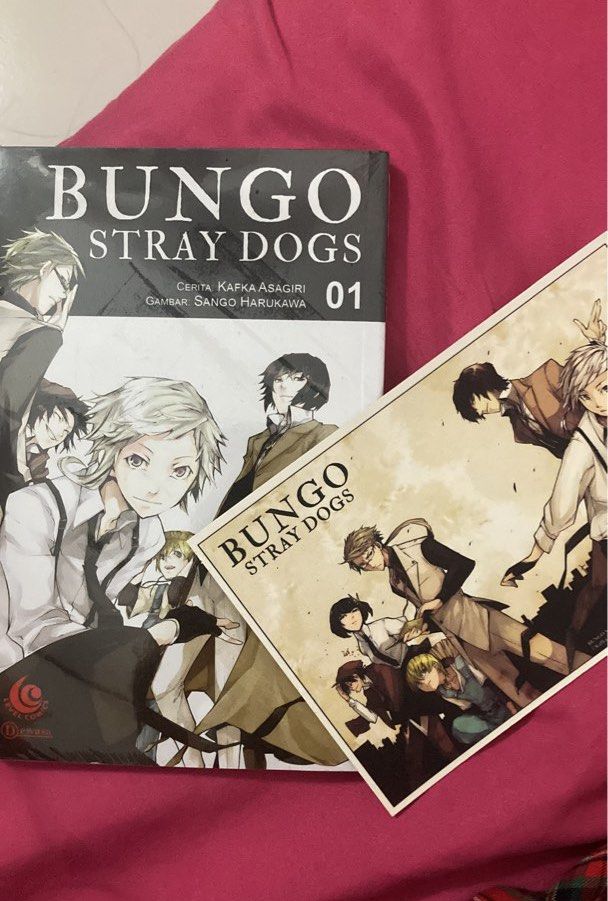 komik NEW BSD BUNGO STRAY DOG 01 free photo card, Buku & Alat Tulis ...