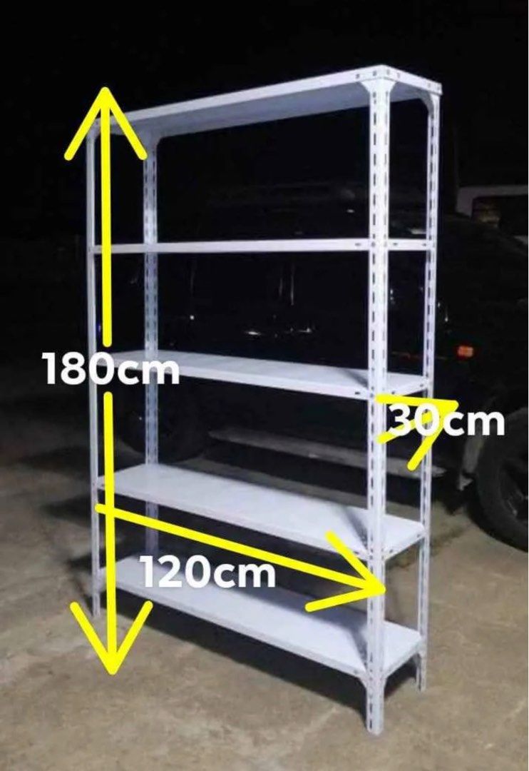 New Heavy Duty 5-Layer Full Metal Steel Rack Shelve Bodega Storage ...