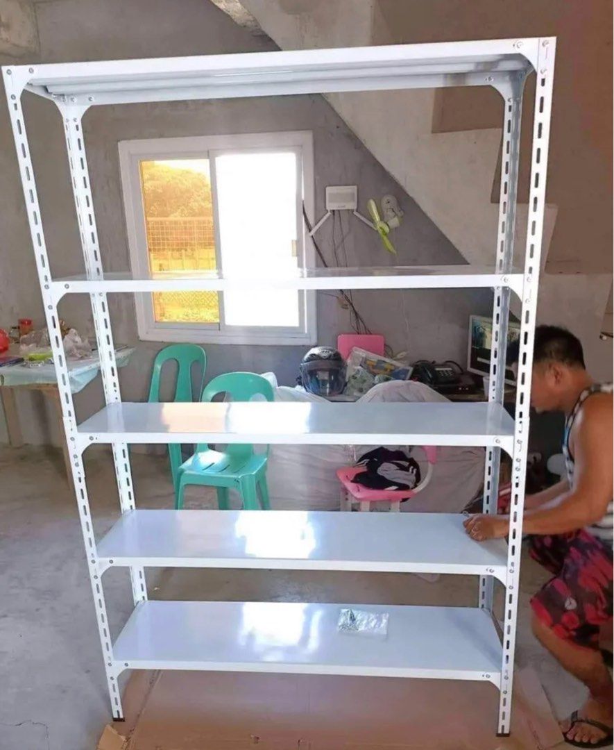 New Light Duty 5-Layer Full Metal Steel Rack Shelve Bodega Storage ...