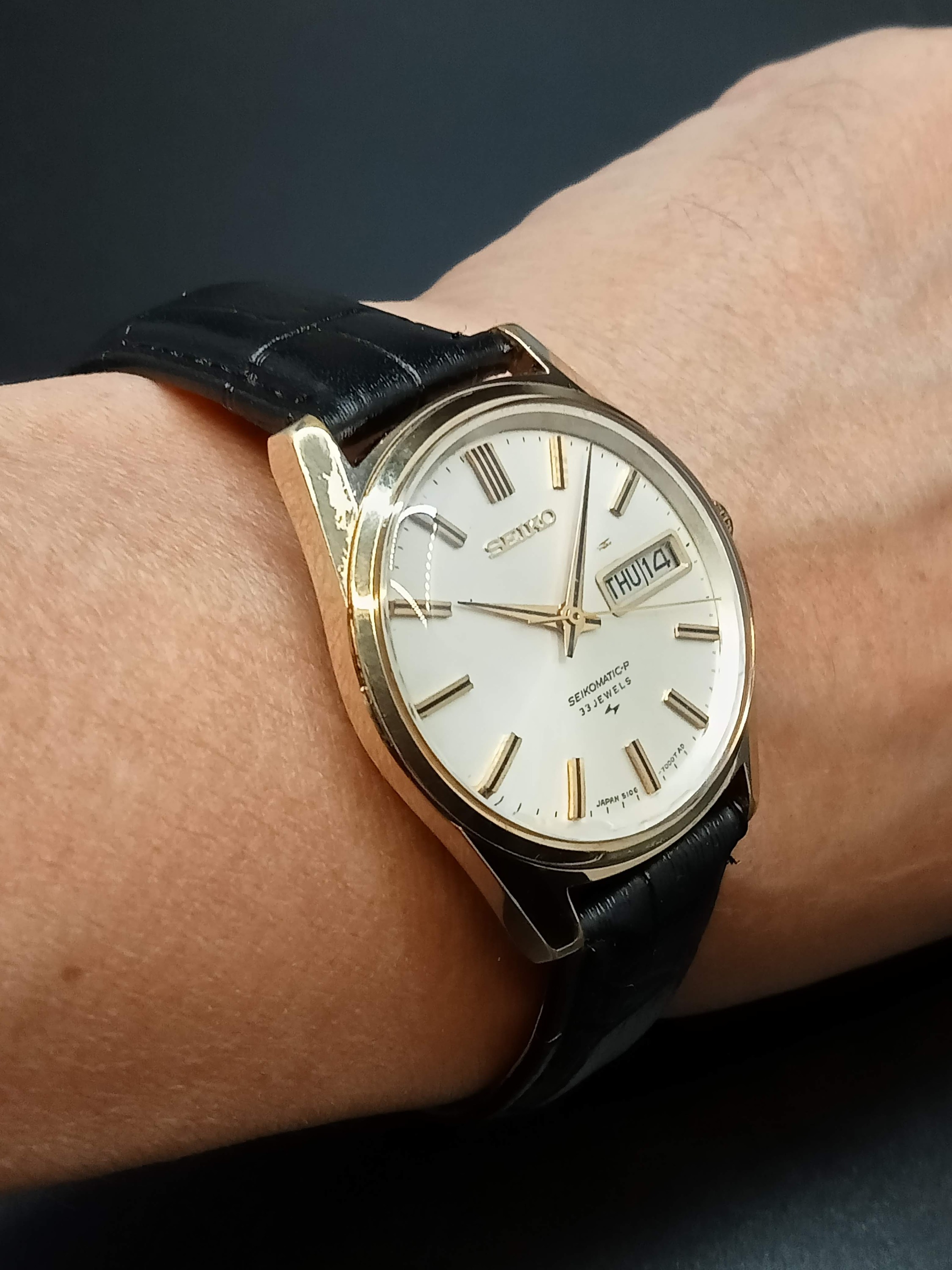 OMG Rare! Vintage September 1967 Seiko 5106-7000 Seikomatic-P DAINI JDM ...