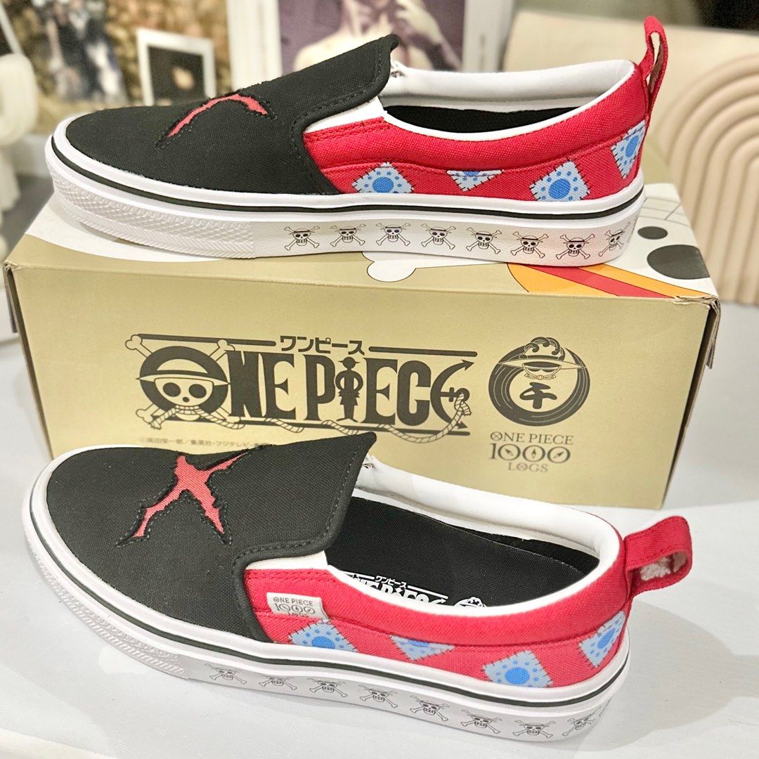 ONE PIECE LUFFY SHOES, Women's Fashion, Footwear, Sneakers on Carousell