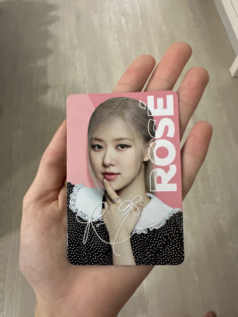 oreo rose photo card blackpink, Hobbies & Toys, Memorabilia ...