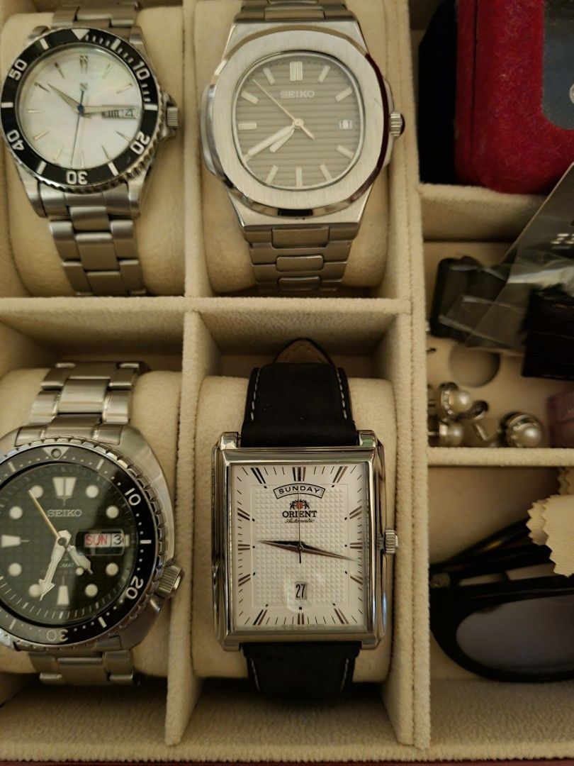 Orient 'Tank' automatic watch, Men's Fashion, Watches & Accessories ...