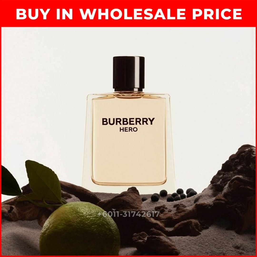 [ORIGINAL] BURBERRY HERO EDT 100ML FOR MEN, Beauty & Personal Care ...