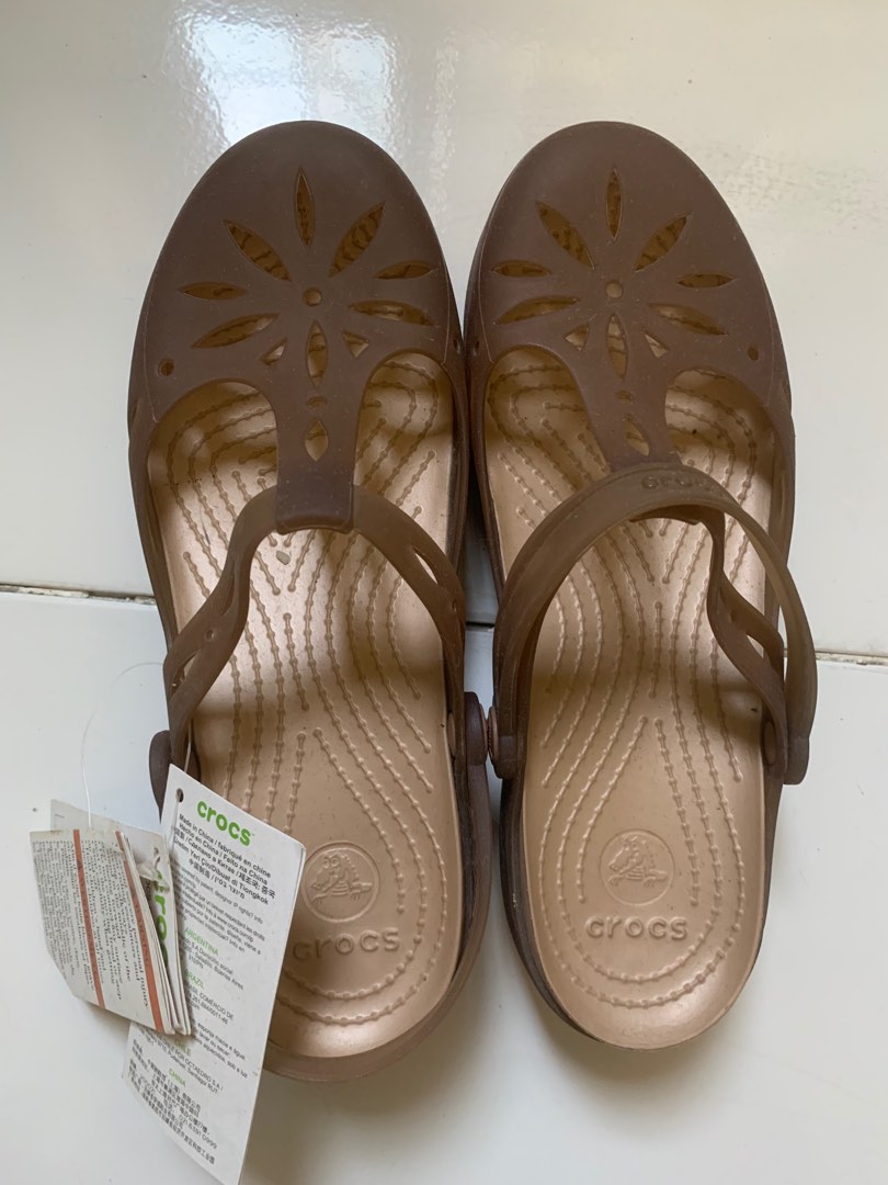 Original Crocs jelly clogs sandals, Women's Fashion, Footwear, Sandals ...