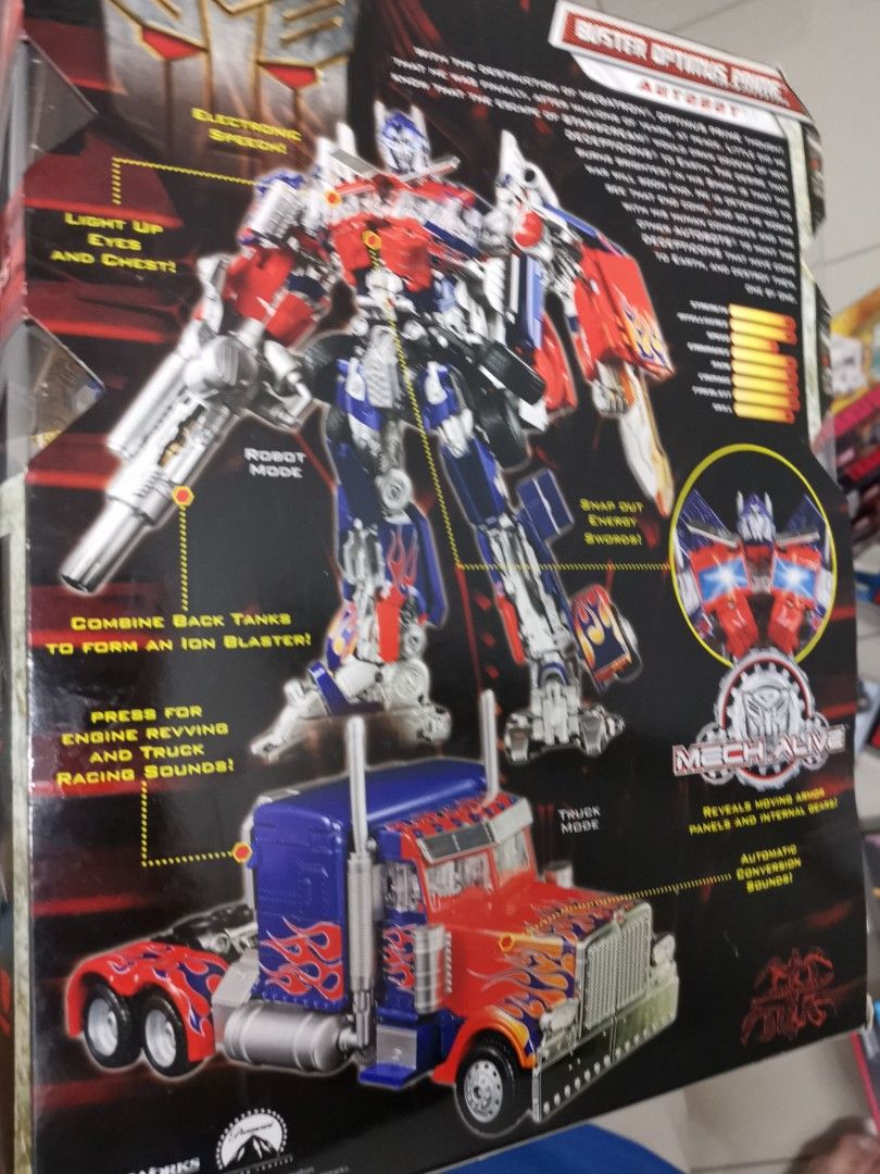 Original Transformers buster Optimus prime revenge of the fallen ...