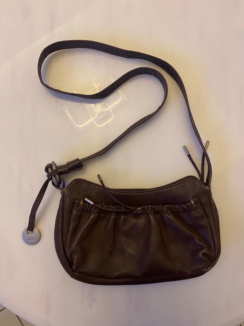 Original TULA ENGLAND GENUINE LEATHER SLING BAG, Women's Fashion, Bags ...