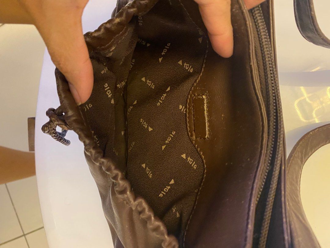 Original TULA ENGLAND GENUINE LEATHER SLING BAG, Women's Fashion, Bags ...