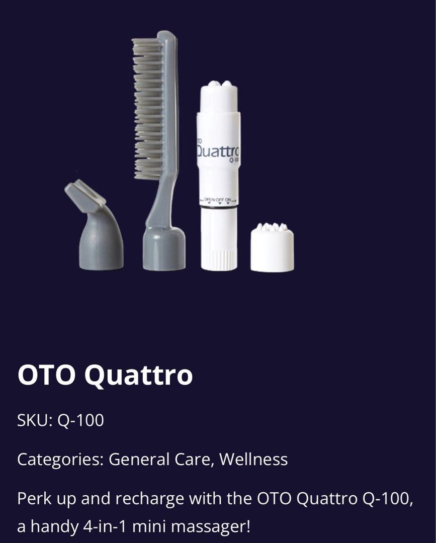 OTO Quattro, Beauty & Personal Care, Face, Face Care on Carousell