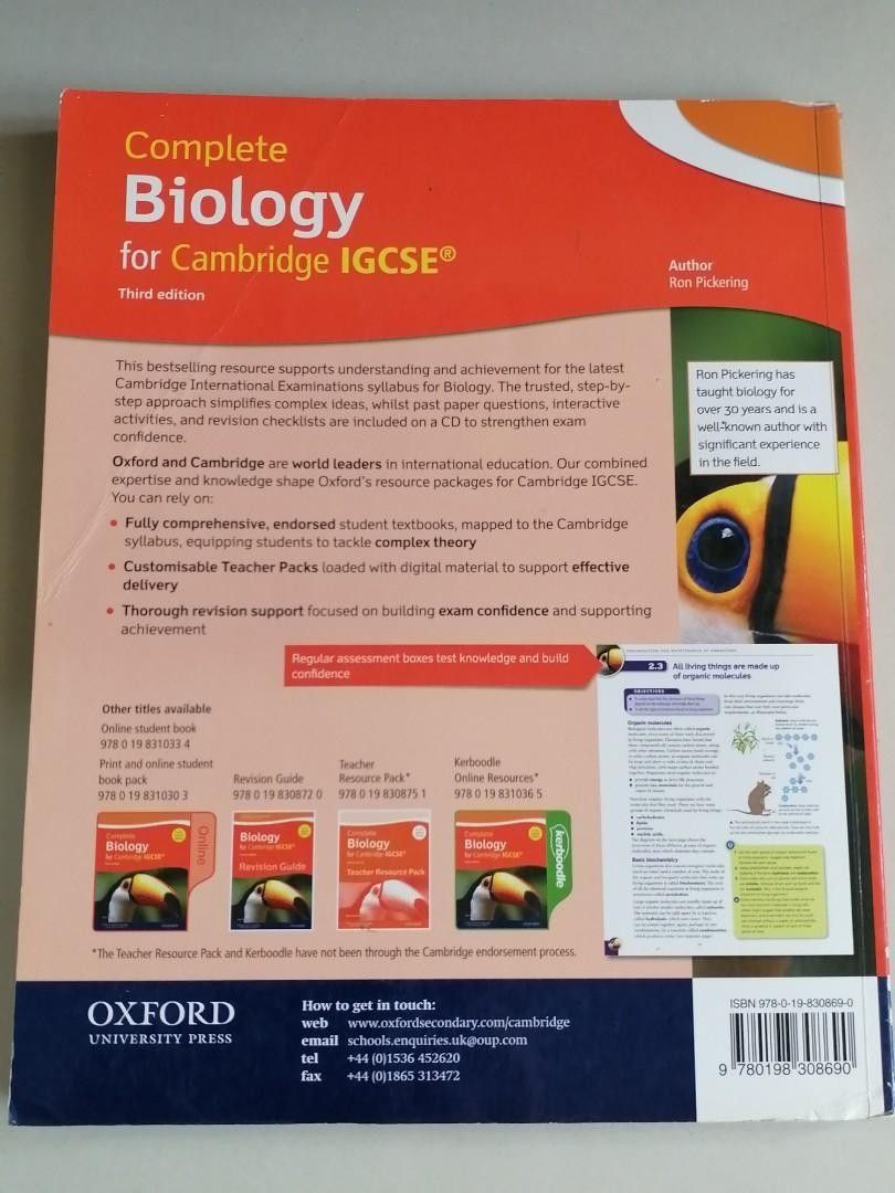 Oxford Complete Biology for Cambridge IGCSE - Ron Pickering - 3rd ...