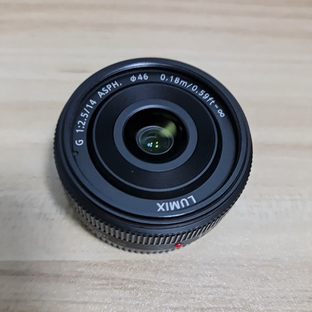 Panasonic Lumix 14mm F2.5 Lens Black (MFT M43 M4/3 Micro Four Thirds ...