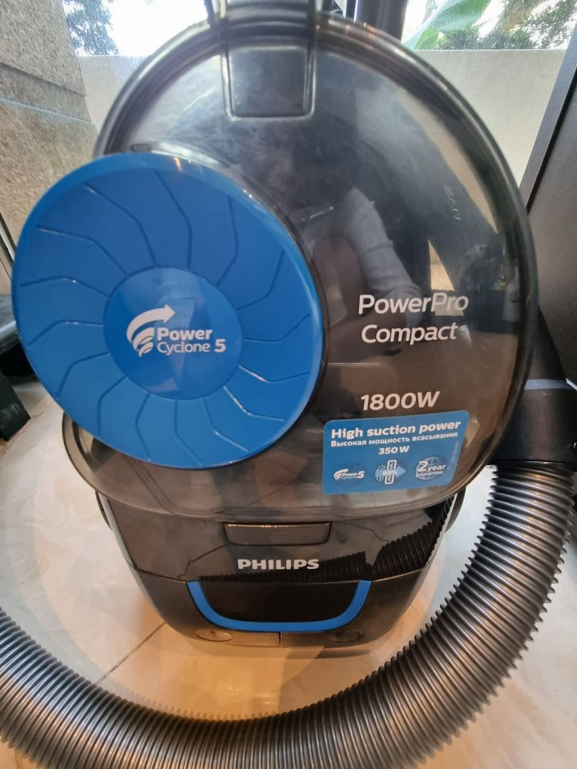 Philips FC9350/61 PowerPro Compact Bagless Vacuum Cleaner, TV & Home ...