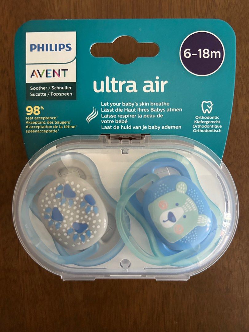 Phillips Avent Ultra Air Pacifier, Babies & Kids, Infant Playtime on ...